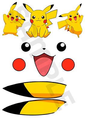 Pikachu Cupcake Toppers Pokemon Pikachu Pokeball Cupcake Topper Tower
