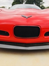 C5 Chevrolet Corvette Black Front License Plate Cover Filler for sale ...