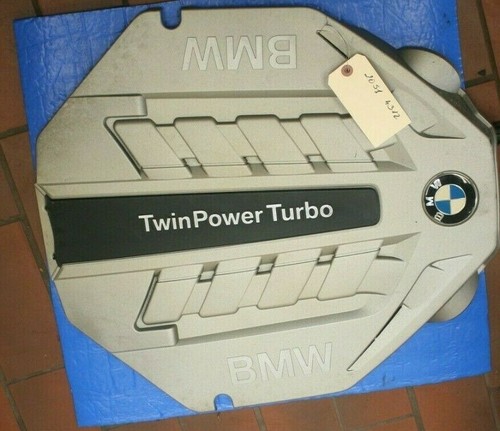 BMW F07 F10 F06 F12 F01 FX5 X6 Engine Beauty Cover OEM 13717577456 ...