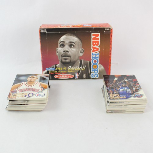 Lot of 151 Basketball Cards 1996-97 NBA Hoops Opened Box Series Starter ...