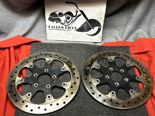 Genuine 08-23 Harley Davidson CVO Touring Front Floating Brake Rotors ...
