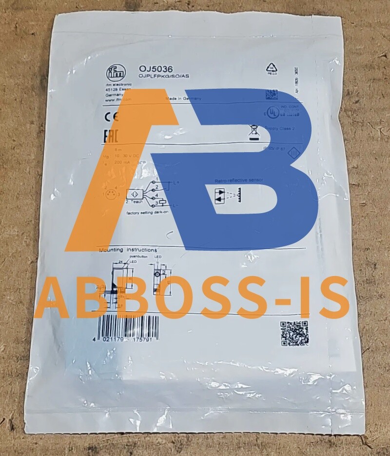 1x set of brand new IFM photoelectric sensor OJ5036 OJPLFPKG/SO/AS # | eBay
