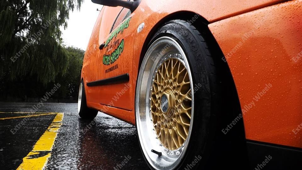 15" Gold RS Alloy Wheels Fits Ford Escort XR3 + Fiesta XR2 ST ST Line ...