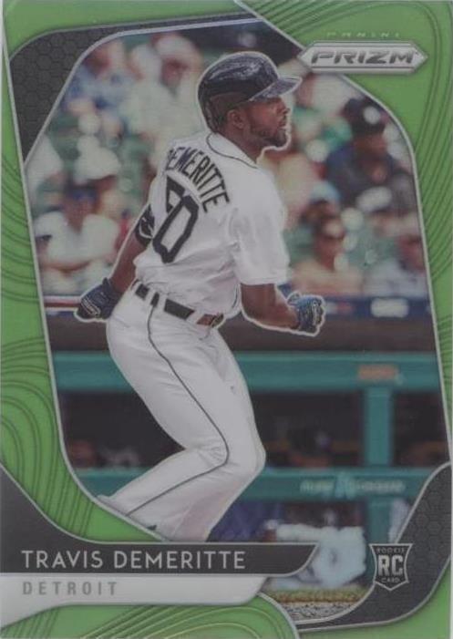 2020 Panini Prizm - Tier II Travis Demeritte #114 Lime Green Prizm /125 ...
