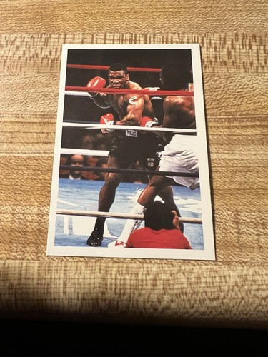 1987 Question Sport Mike Tyson Rookie Boxing Card RC UK World Champ HOF ...