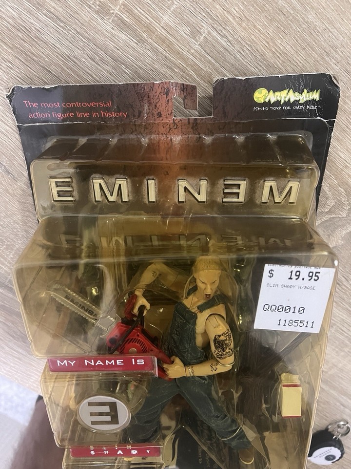 Eminem My Name Is Slim Shady Art Asylum Psycho Toyz BIG 2001 Figure ...