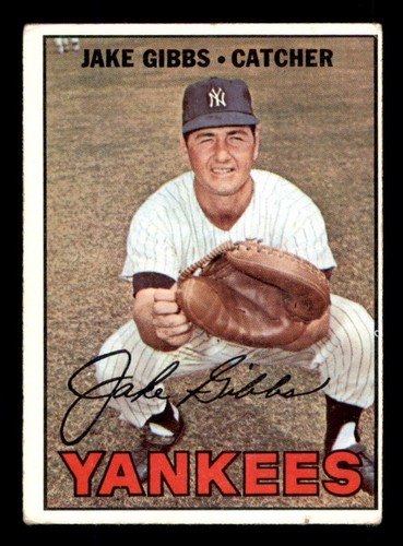 1967 Topps Baseball #375 Jake Gibbs GD *e1 | eBay