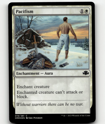 MTG Pacifism FOIL Dominaria Remastered Common | eBay