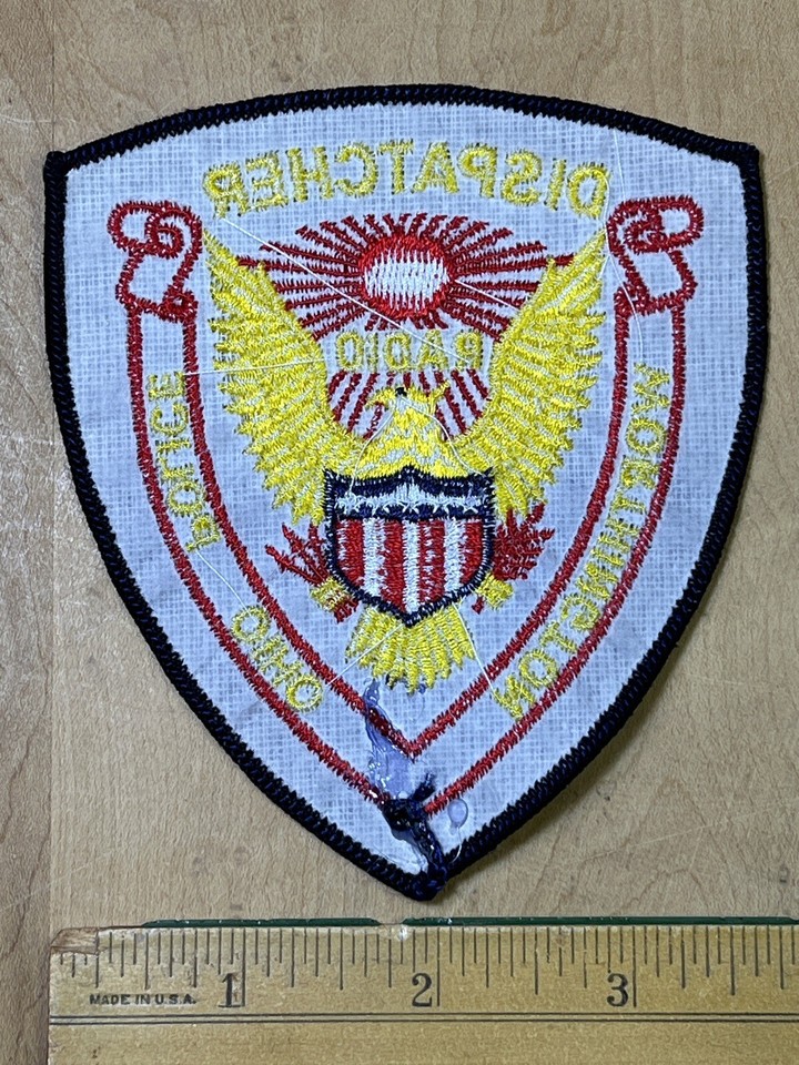 Worthington Ohio Police Radio Dispatcher Patch unused | eBay