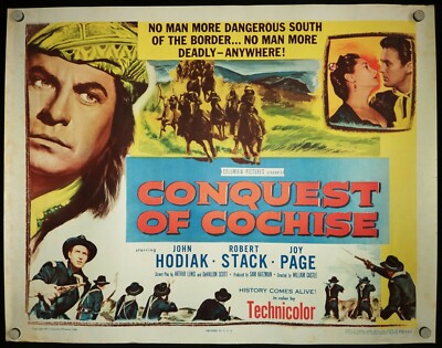 CONQUEST OF COCHISE, John Hodiak, Joy Page, HS Poster, hs36B | eBay