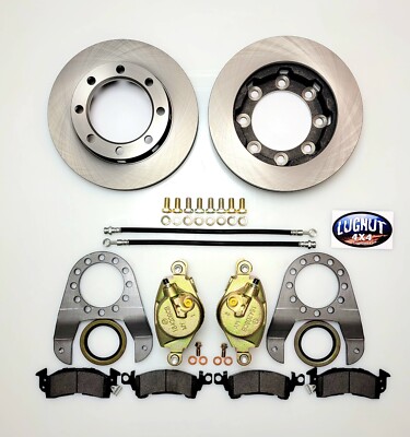 GM 14 bolt complete disc brake conversion kit 10.5 SRW full float disk ...