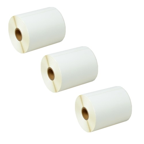 3 Rolls 4"x3" Thermal 500/R Labels 4X3 for Zebra Eltron LP 2844 ZP 450 ...