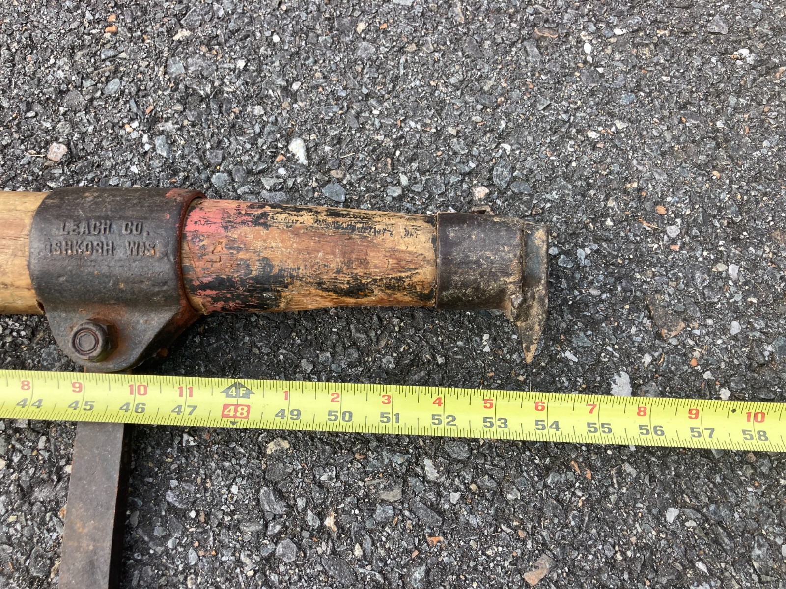 VINTAGE Cant Hook 54" Log Roller Peavey M 15 LEACH CO OSKOSH WI ~ Nice ...