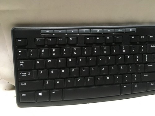 Logitech Logi K270 Wireless Keyboard - No USB Dongle - tested and ...