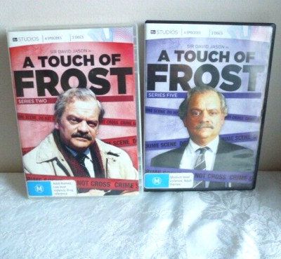 A Touch of Frost DVDs Series Two & Five Region 4 Inspector TV Series ...