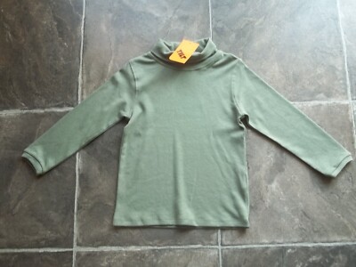 BNWT Boy's Green Cotton Knit Skivvy Size 2 | eBay Australia