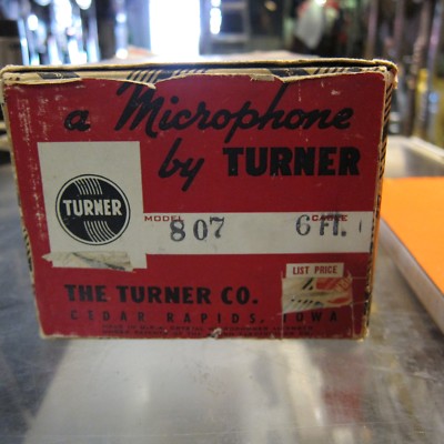 Turner model 807 Microphone Mic Astatic Shure | eBay
