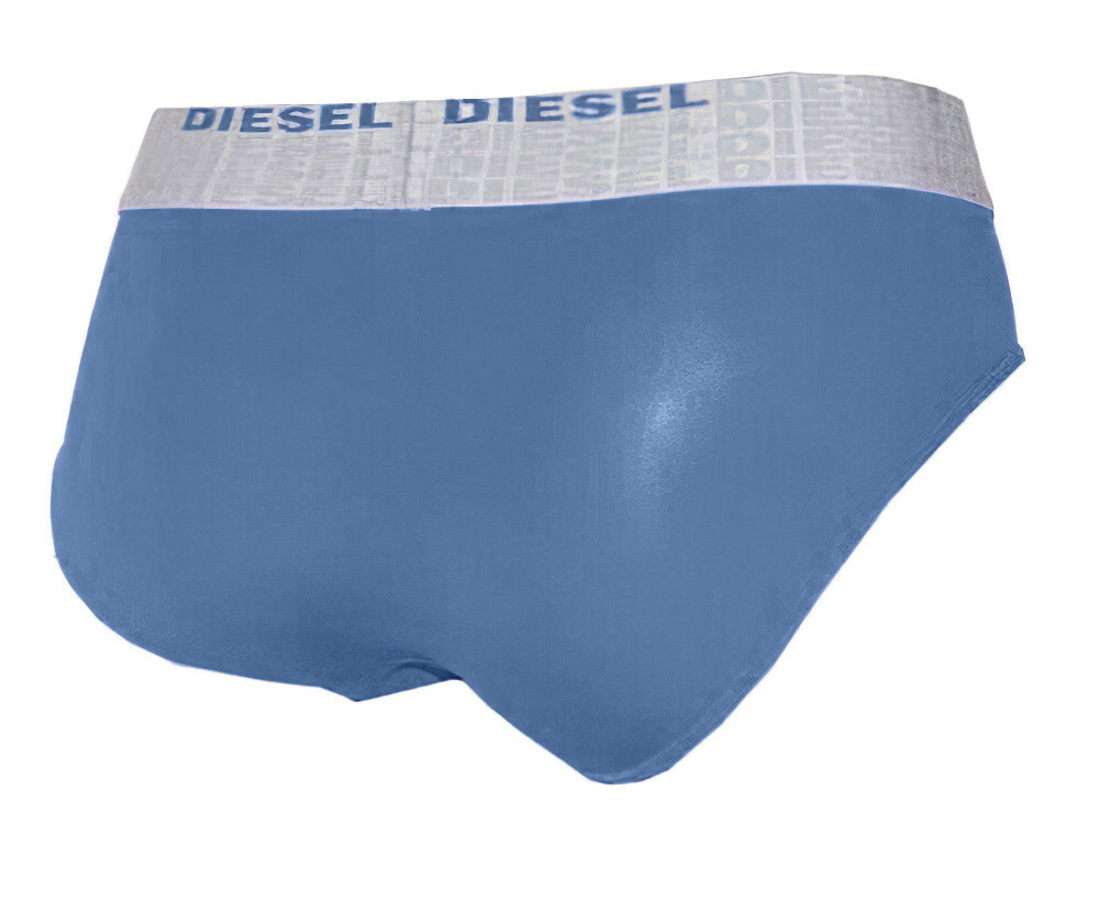 Diesel Umber Blade Fresh and Bright Navy Blue Microfiber Brief Mens ...
