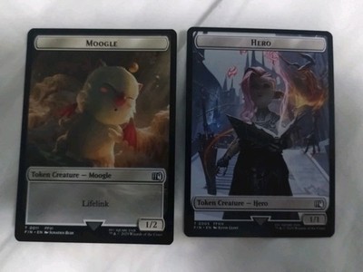 Hero (T0005) Moogle (T0011) Double-Sided Token Final Fantasy Regular ...