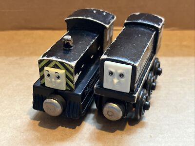 MAVIS & DEVIOUS DIESEL Thomas Wooden Railway - Flat Magnets - VTG Used ...