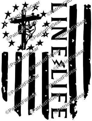 Lineman life,Line Life,Lineman,Got Power Thank A Lineman,Linemen,vinyl ...