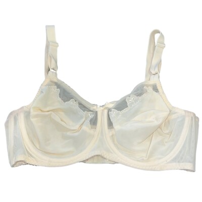 Bali Womens Underwire Bra 36D Beige Embroidered Nylon/Spandex | eBay