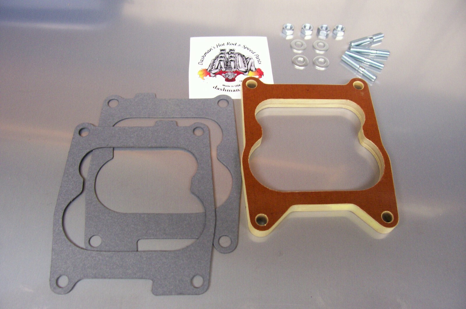 For Rochester Quadrajet Carb Phenolic Insulator Spacer Heat Soak Riser ...