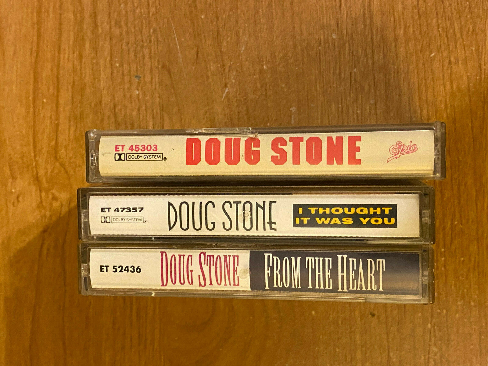 Doug Stone Lot of (3) Cassette Music Tapes- Assorted Titles and Songs ...