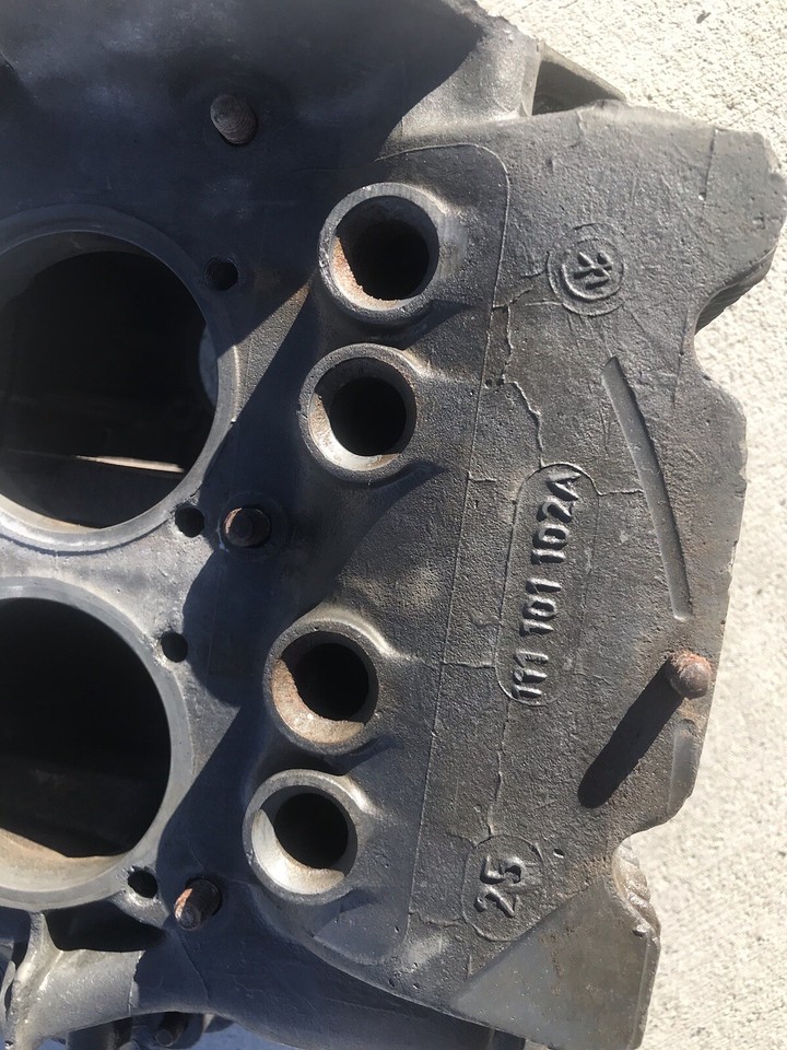Early 1950s vw Volkswagen Beetle bug engine motor block Matching Halves ...