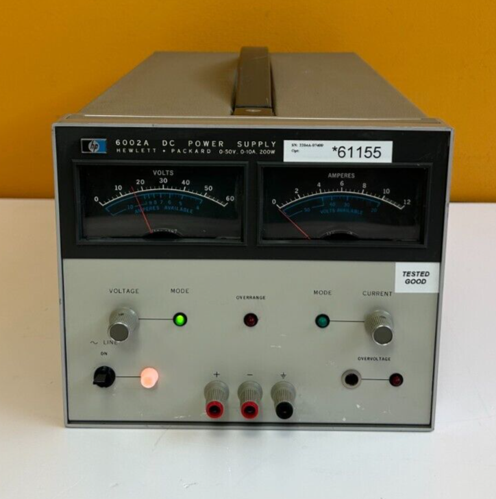 HP+Hewlett+Packard+6002A+DC+Power+Supply+Option+001+T97371 for sale ...