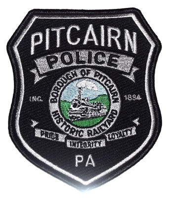 PITCAIRN – SWAT - PENNSYLVANIA PA Sheriff Police Patch SUBDUED RR TRAIN ...