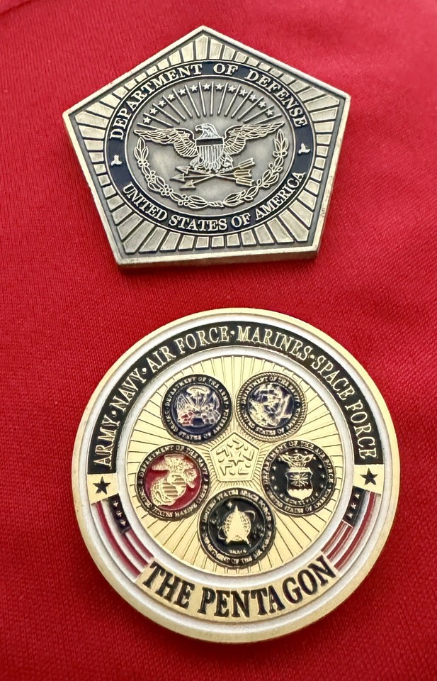 Pentagon Department Of Defense Challenge Coin Set | eBay