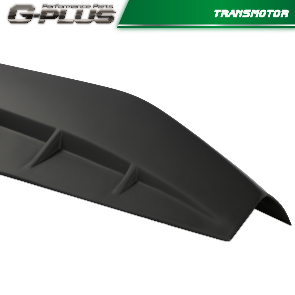 Fit For 09-18 Ram 1500 2500 3500 Plastic Matte BLACK Rear Tailgate Wing ...