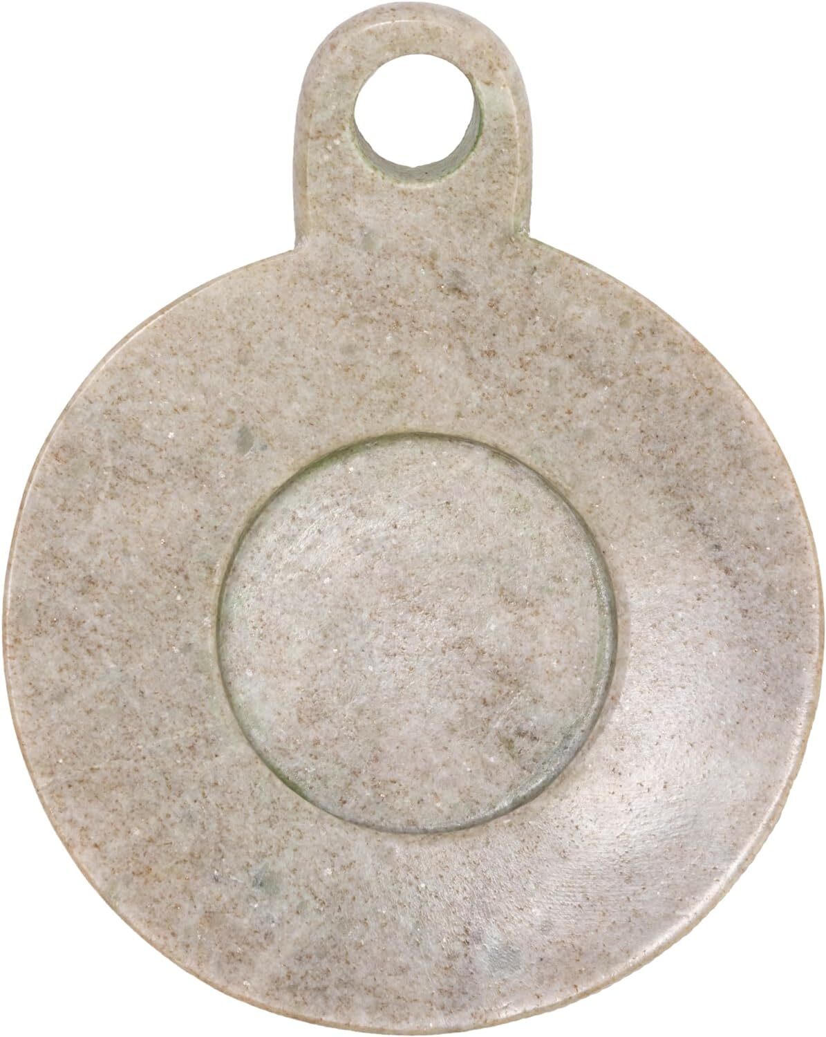 Creative Co-Op Hand-Carved Marble Handle, Beige Dish, 6" 6", | eBay