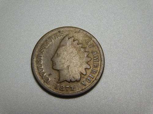 OLD US COIN 1871 INDIAN HEAD CENT PENNY | eBay