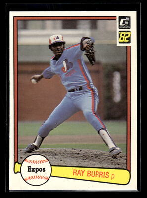 1982 Donruss Baseball #414 Ray Burris "Set Break" Mint Montreal Expos ...