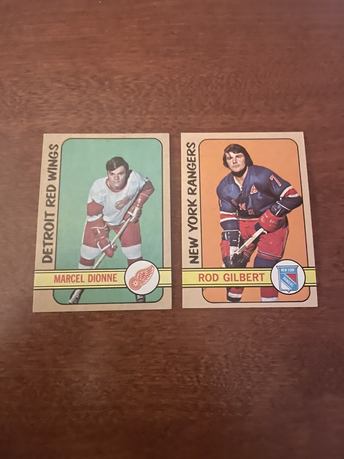 NM 1972 Topps Marcel Dionne & Rod Gilbert Hockey Lot | eBay