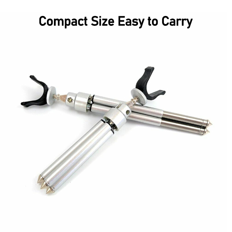 Ice Foldable Telescopic Tripod Rods Rests Pole Support Stand Fishing ...