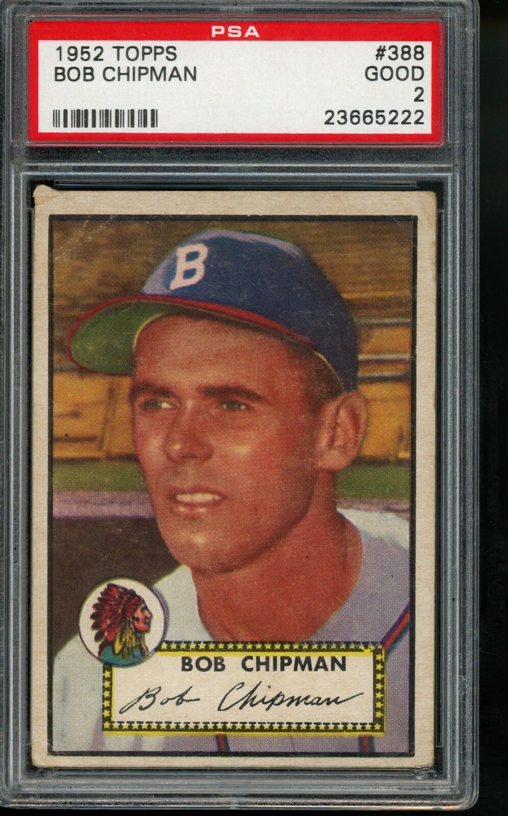 1952 Topps Bob Chipman #388 PSA 2 GOOD Boston Braves | eBay