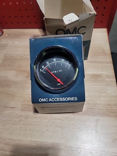 172674 OMC Alternator Tachometer 6,000 RPM. Evinrude Johnson 12 Volt ...