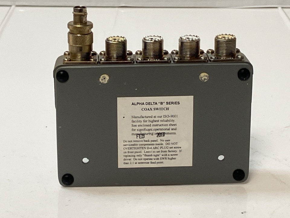 Coax Switch-Surge Protector Alpha Delta Delta-4 | eBay