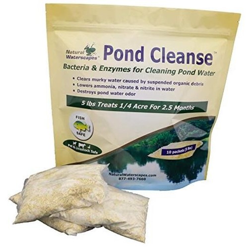 Pond Cleanse 5 lb (10 Packets) | Natural Cleaner & Water Clarifier ...