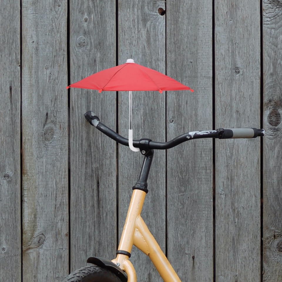 4 Pcs Umbrella for Phone Mini Decoration Compact Travel Mobile to Shade ...