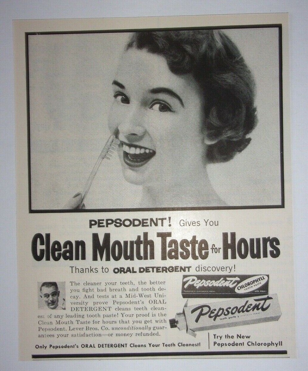 Pepsodent Advertisement