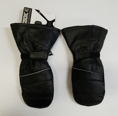CKX Technowear Leather Snowmobile Mittens XS insulated warm winter ski ...
