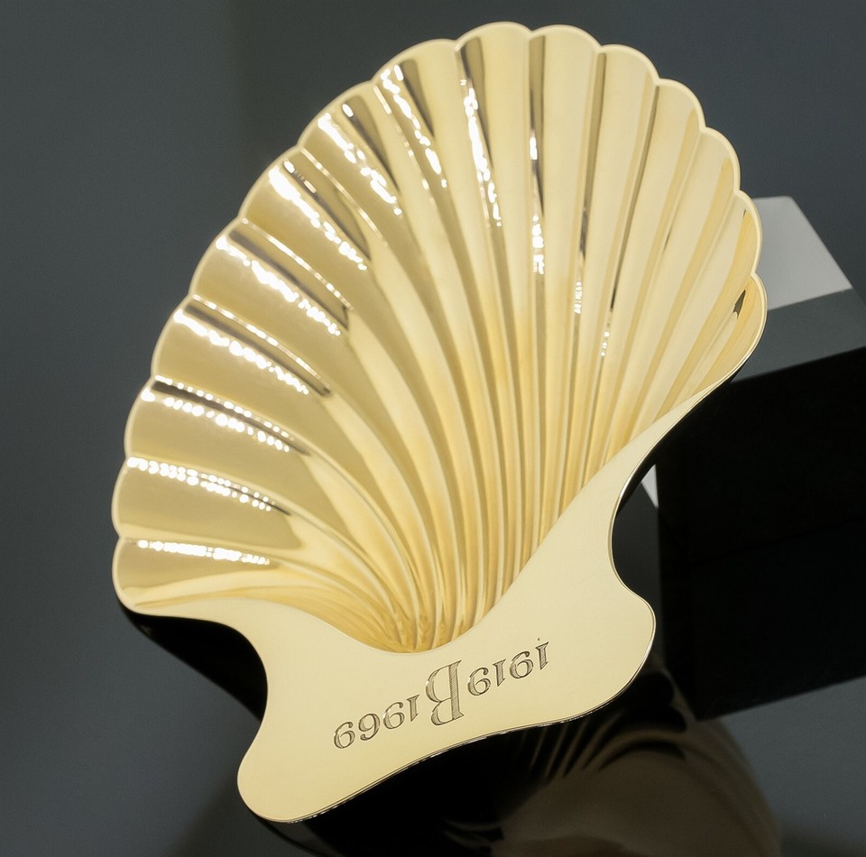 Vintage Tiffany & Co. Scallop Seashell Decorative Bowl/Dish 14K Yellow ...