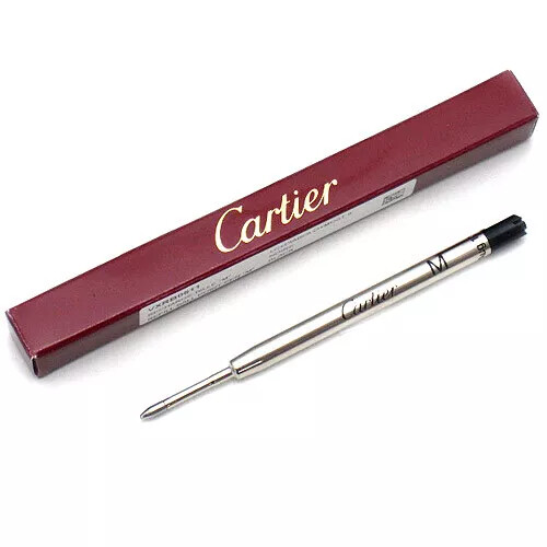 CARTIER Ballpoint Pen Refill Black M Medium VXRB0511 | eBay