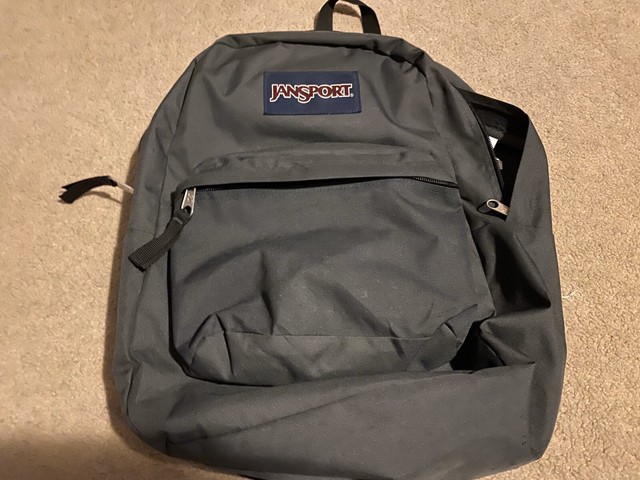 Jansport Superbreak Backpack Forge Grey | semashow.com