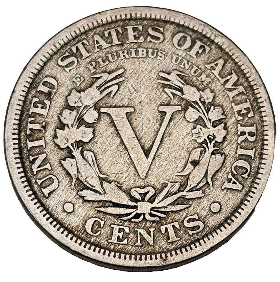 1893 5C Liberty Nickel-Fine-KM 112-Free USA Shipping-FN | eBay