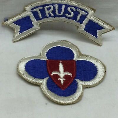 Military Patch Badge lot (2) Trieste Forces Club and Arc Tab Set No ...